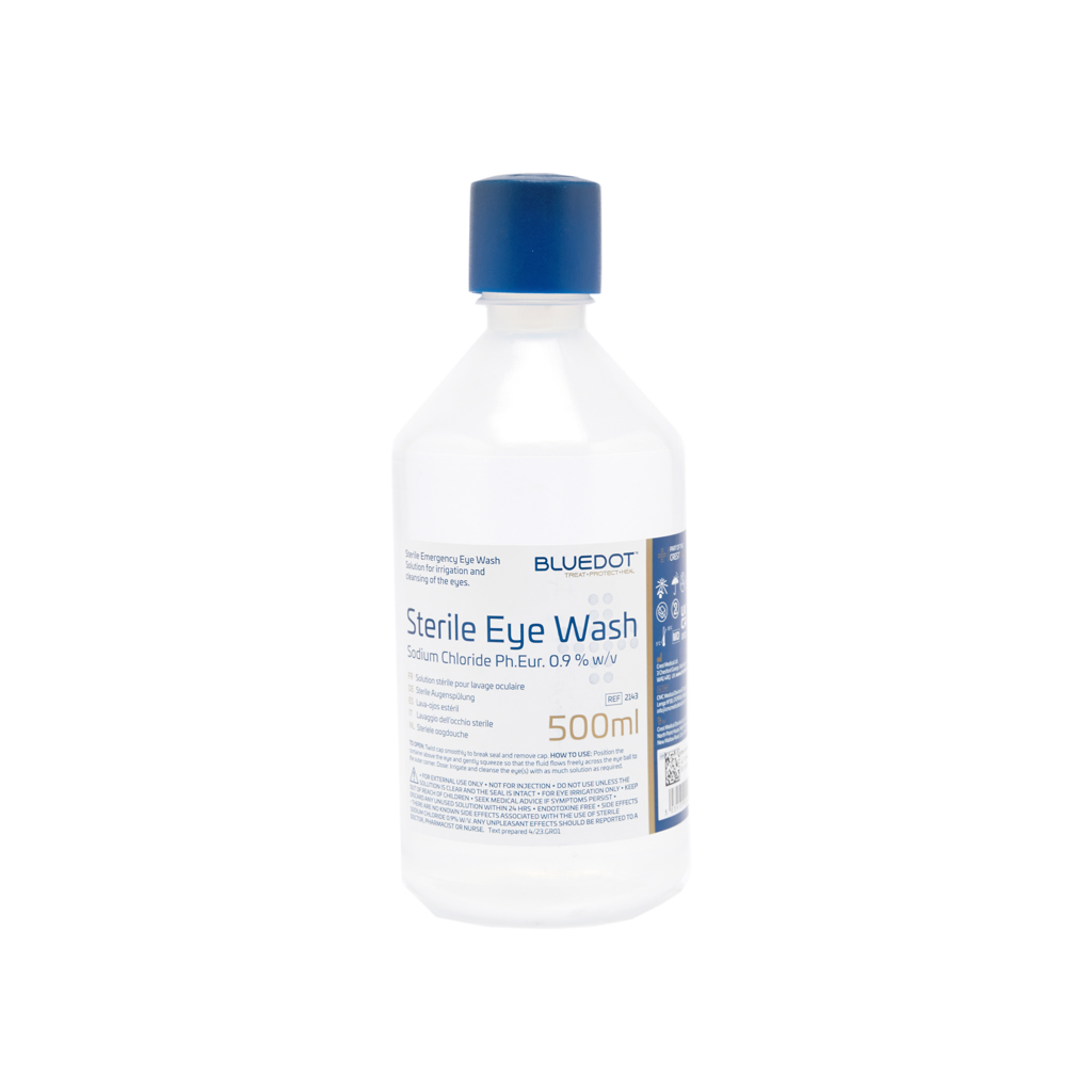 Blue Dot 500ml Eye Wash Solution
