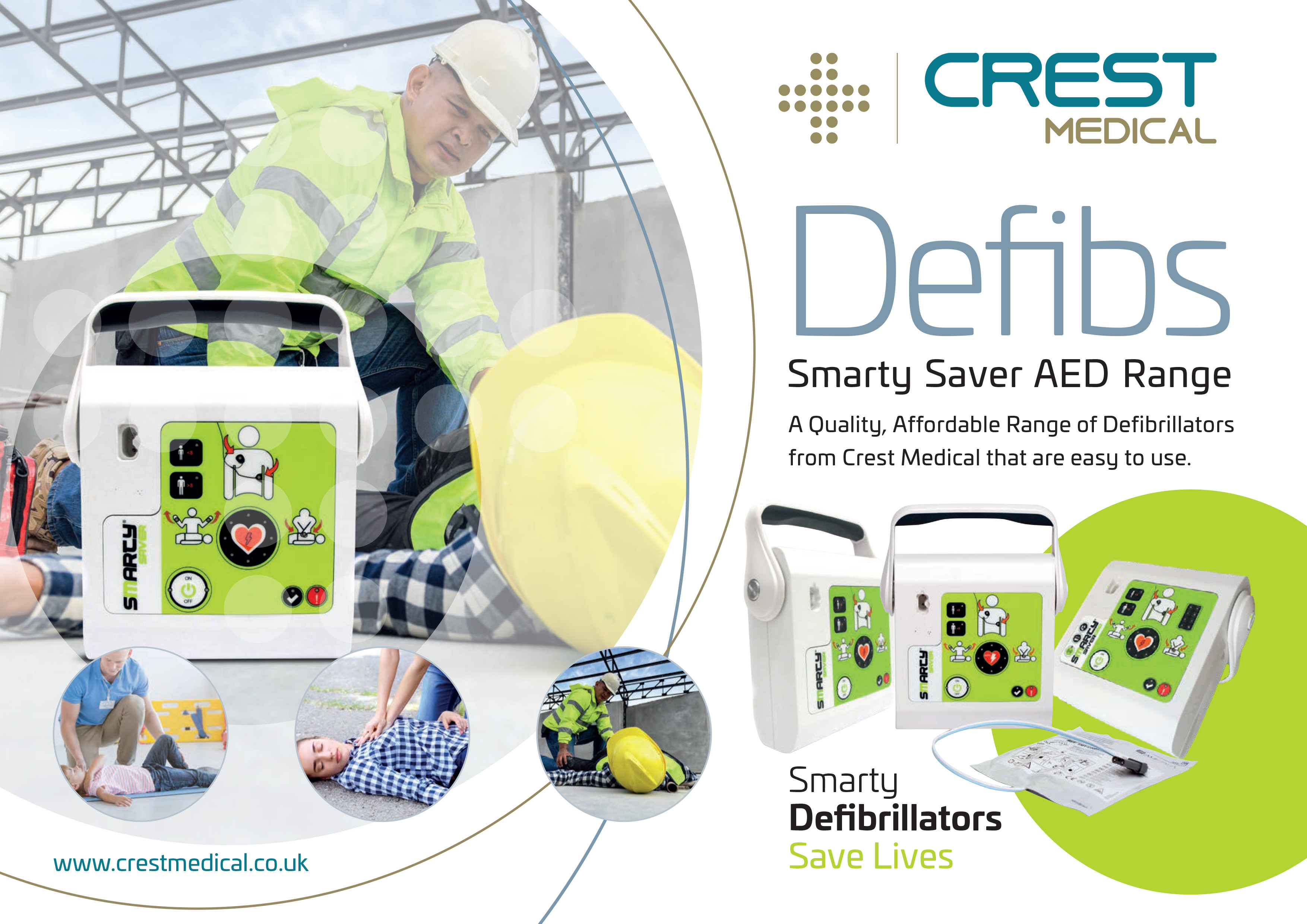 Fully-Automatic Defibrillator Package Including Indoor Cabinet